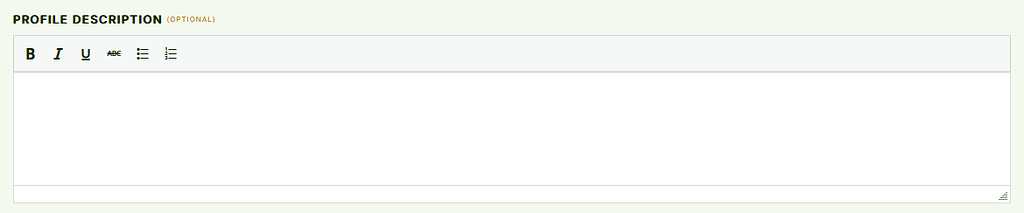 Make vendor profile description required - HivePress - HivePress Community
