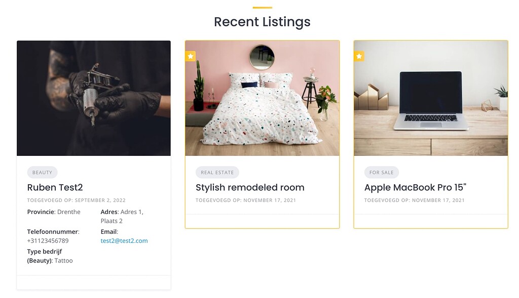 How to configure listing info in overview - HivePress - HivePress Community