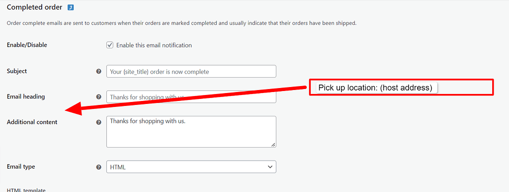 Sending location after order completion - Geolocation - HivePress Community