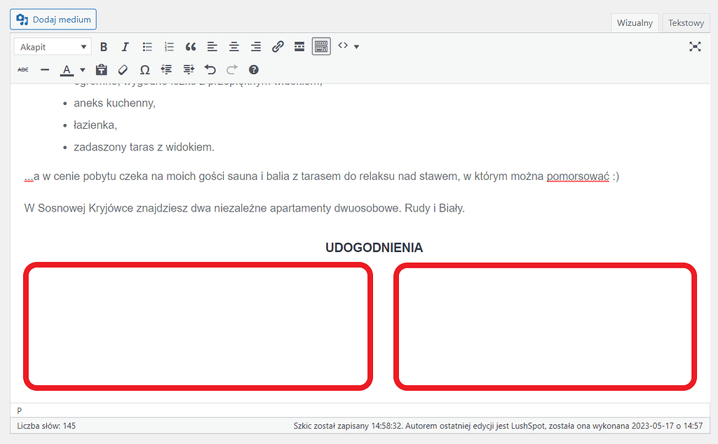 Columns in text editor - HivePress - HivePress Community