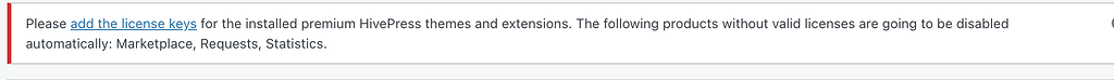 What is thus license key banner? - HivePress - HivePress Community