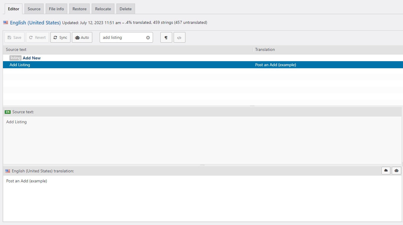 Change Default Text In Add Listing Button General HivePress Community